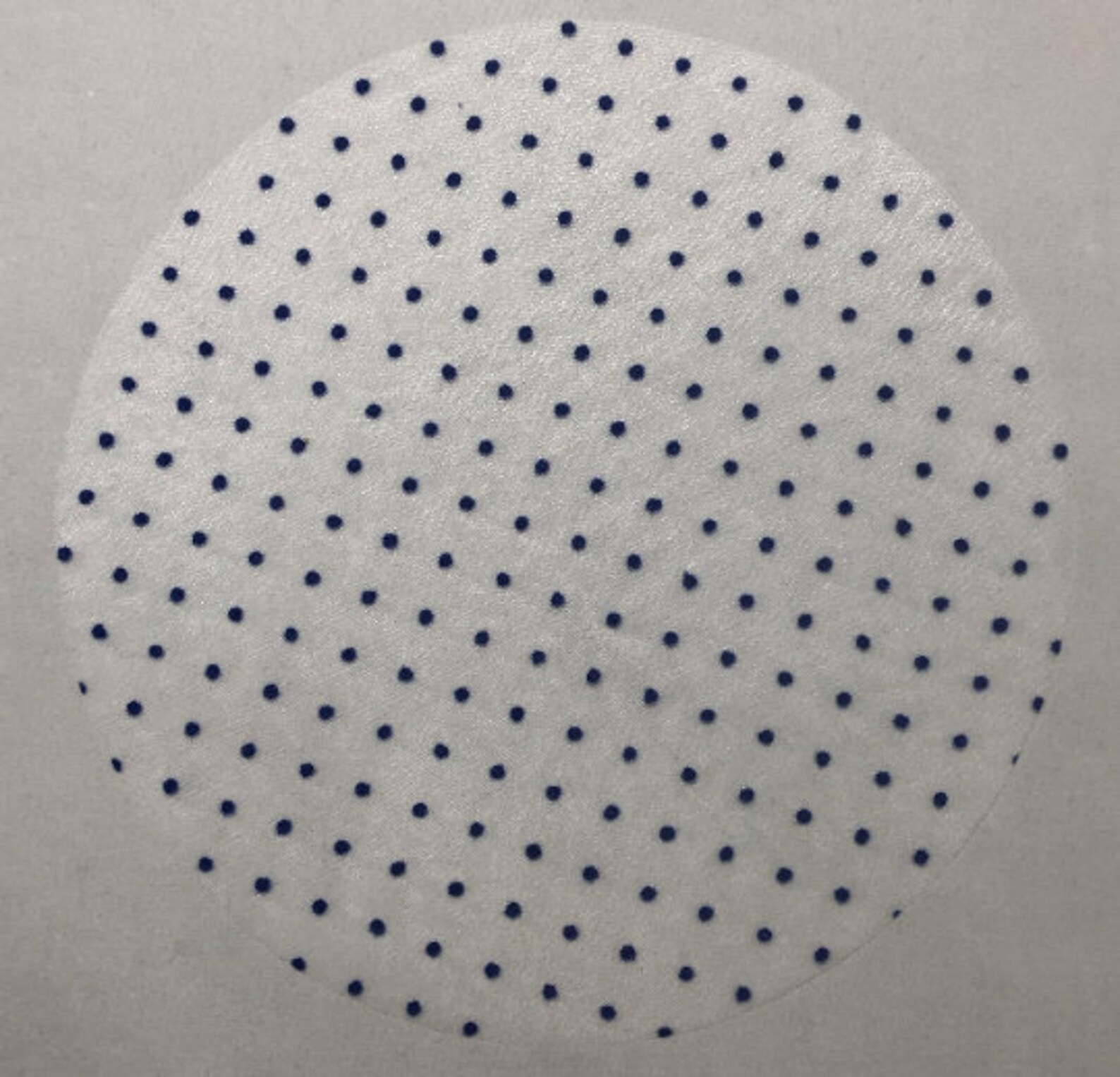 Tulle Circles | 9" White With Blue Polka Dots Tulle Circles | 50 Pieces ...