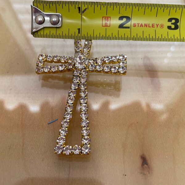 Rhinestone Cross - Etsy