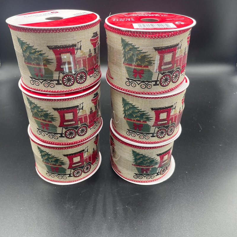 Christmas Ribbon - Etsy