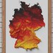 Germany Relief Map | Printable Decor - Etsy