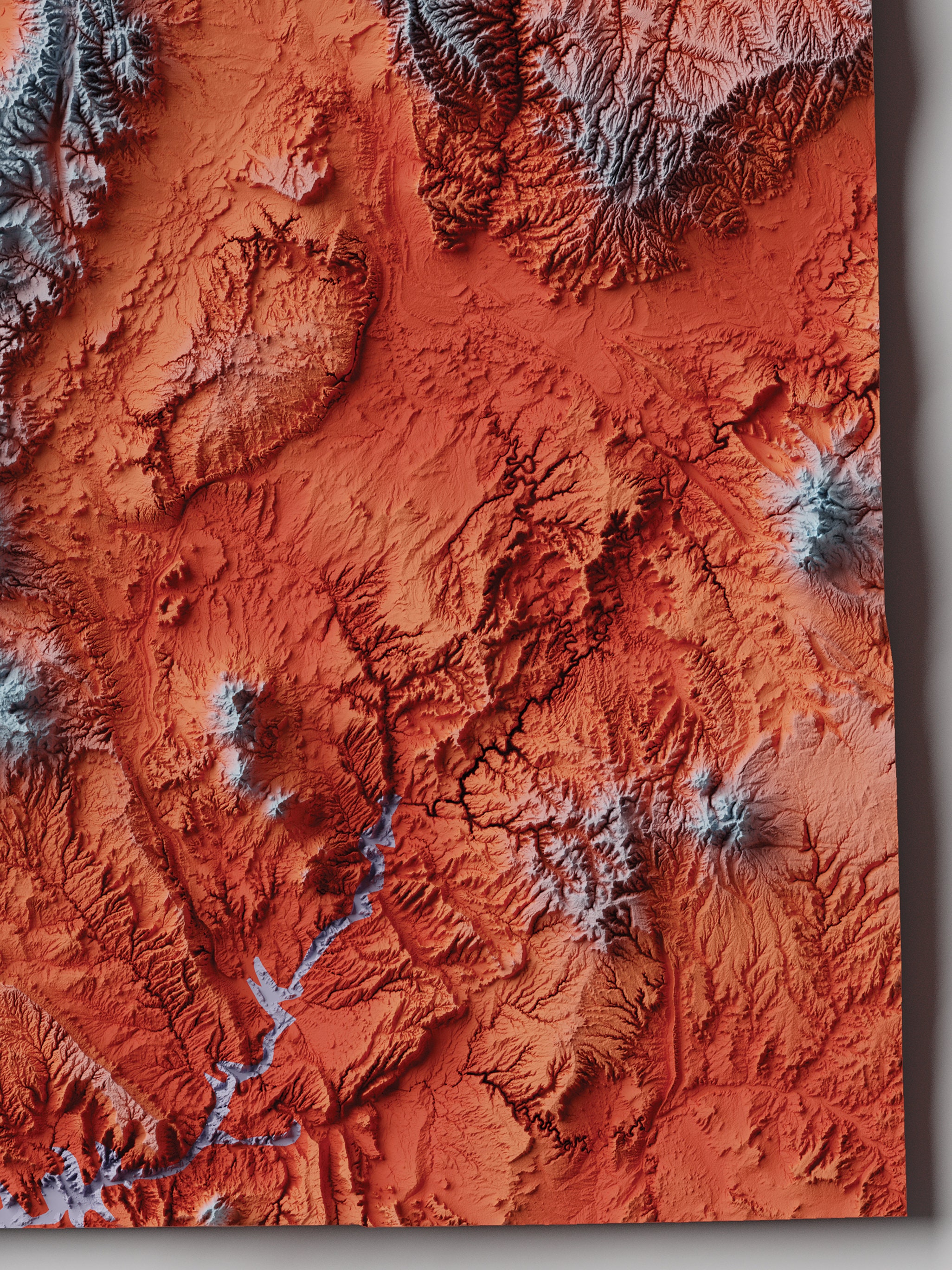 Utah Relief Map | Printable Decor - Etsy