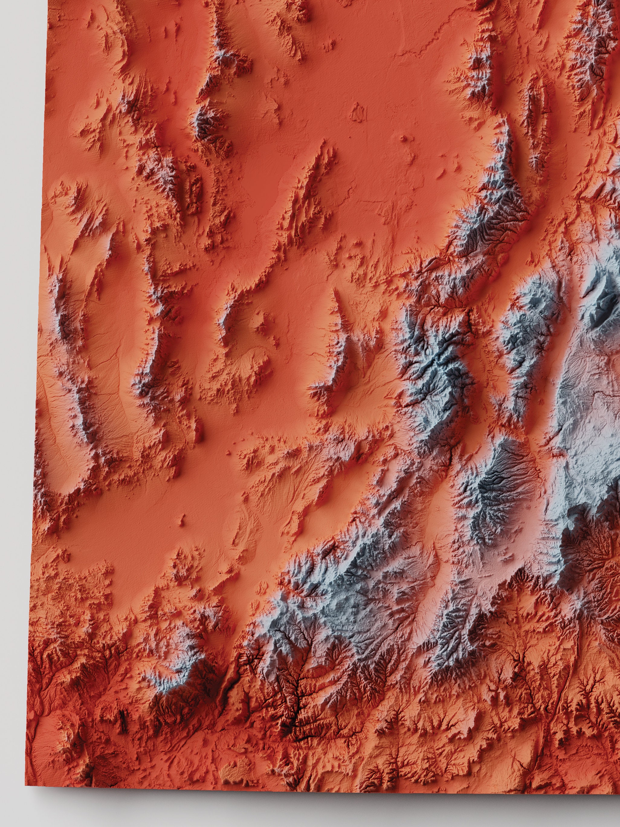 Utah Relief Map | Printable Decor - Etsy