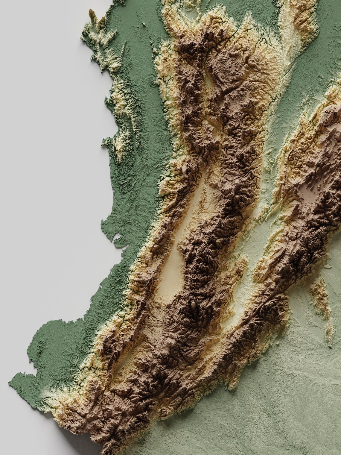 Colombia Relief Map | Printable Decor - Etsy