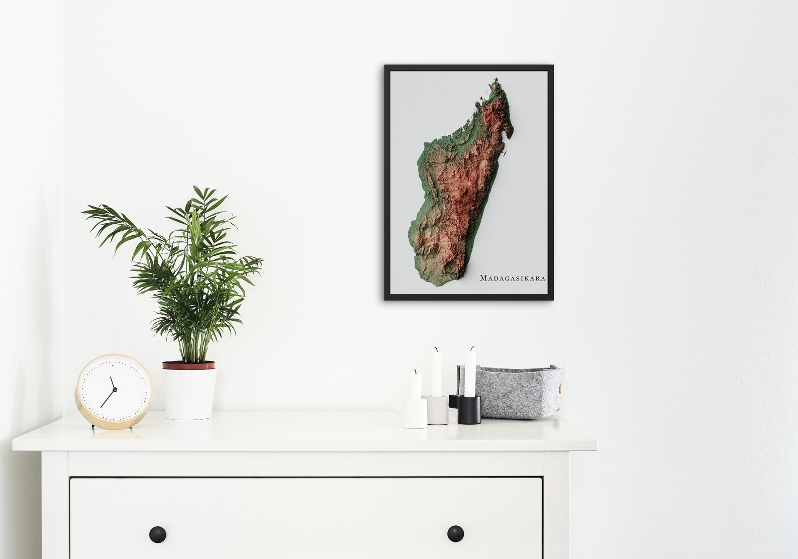 Madagascar Relief Map | Printable Decor - Etsy
