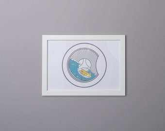 Washing Machine Print - Etsy UK