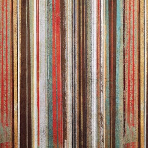 Vintage Striped Fabric Red Stripes Curtain Upholstery Material Colorful ...
