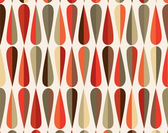 Retro Print Fabric | Etsy