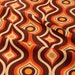 Retro Groove Fabric 1960's Retro Geometric Fabrics Vintage Fabric ...