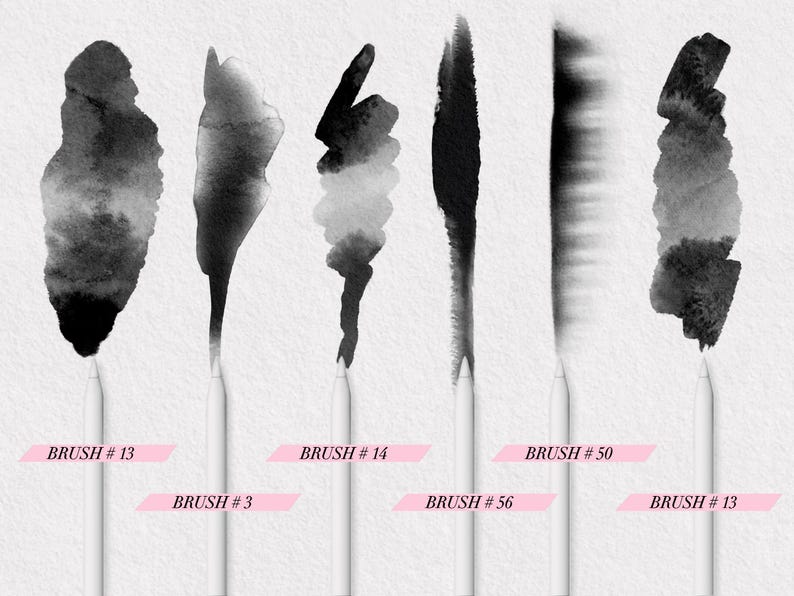 Realistic Digital Watercolor Brushes for Procreate on iPad - VOLUME ONE ...