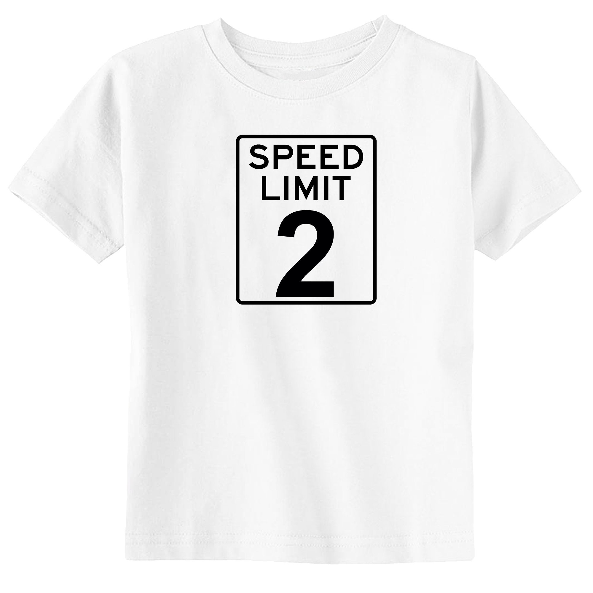 Speed Limit 2 T-Shirt 2nd Birthday Shirt Two Year Old | Etsy