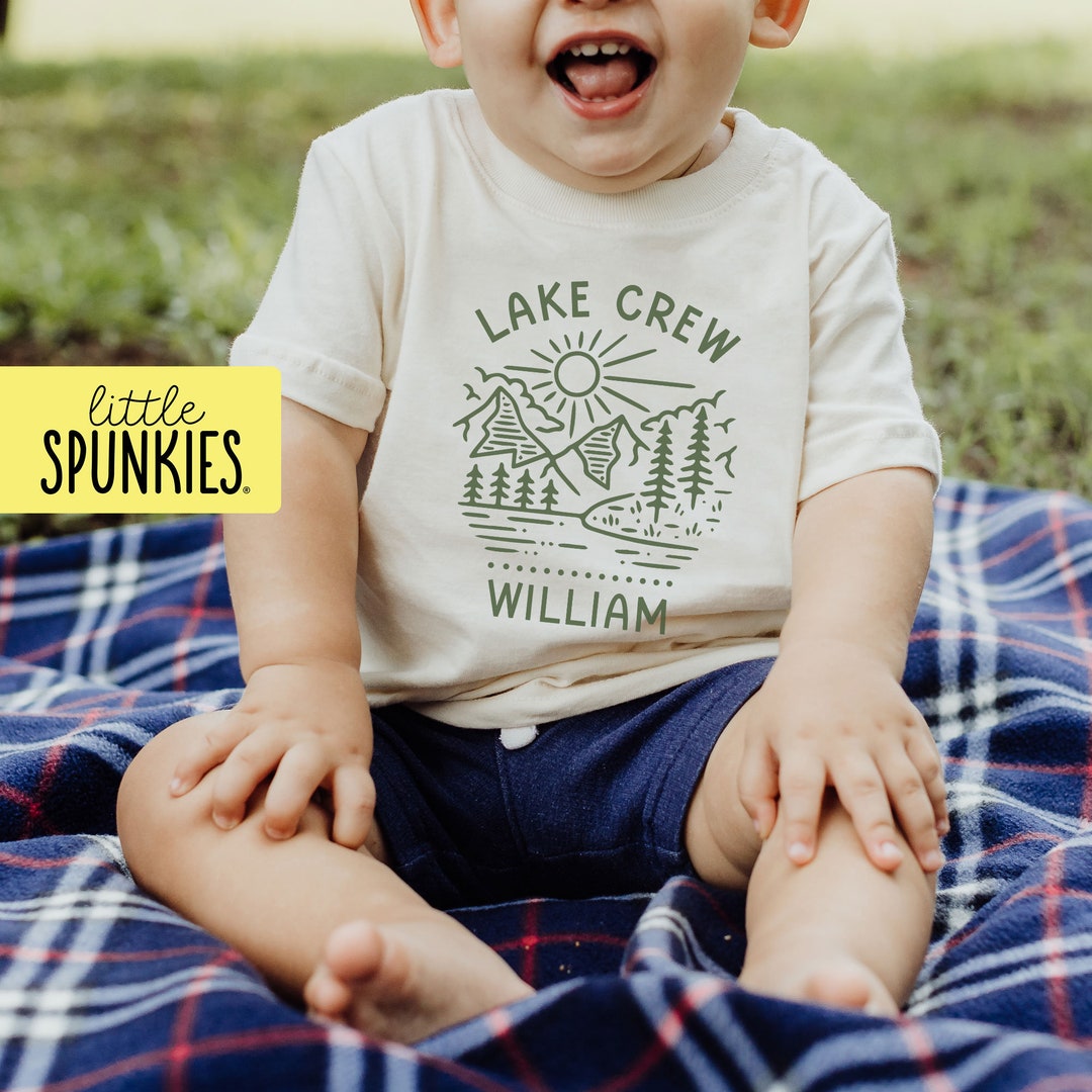 Custom Lake Crew Shirt for Kids Personalized Camping T-shirt - Etsy