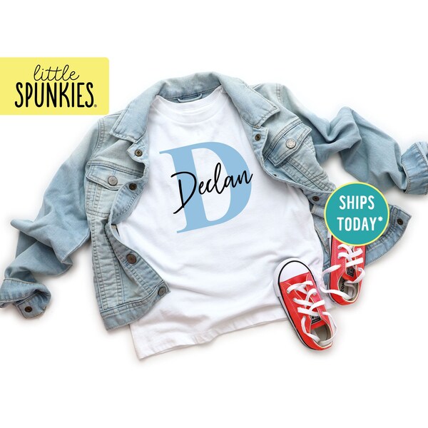 Initial T Shirt - Etsy