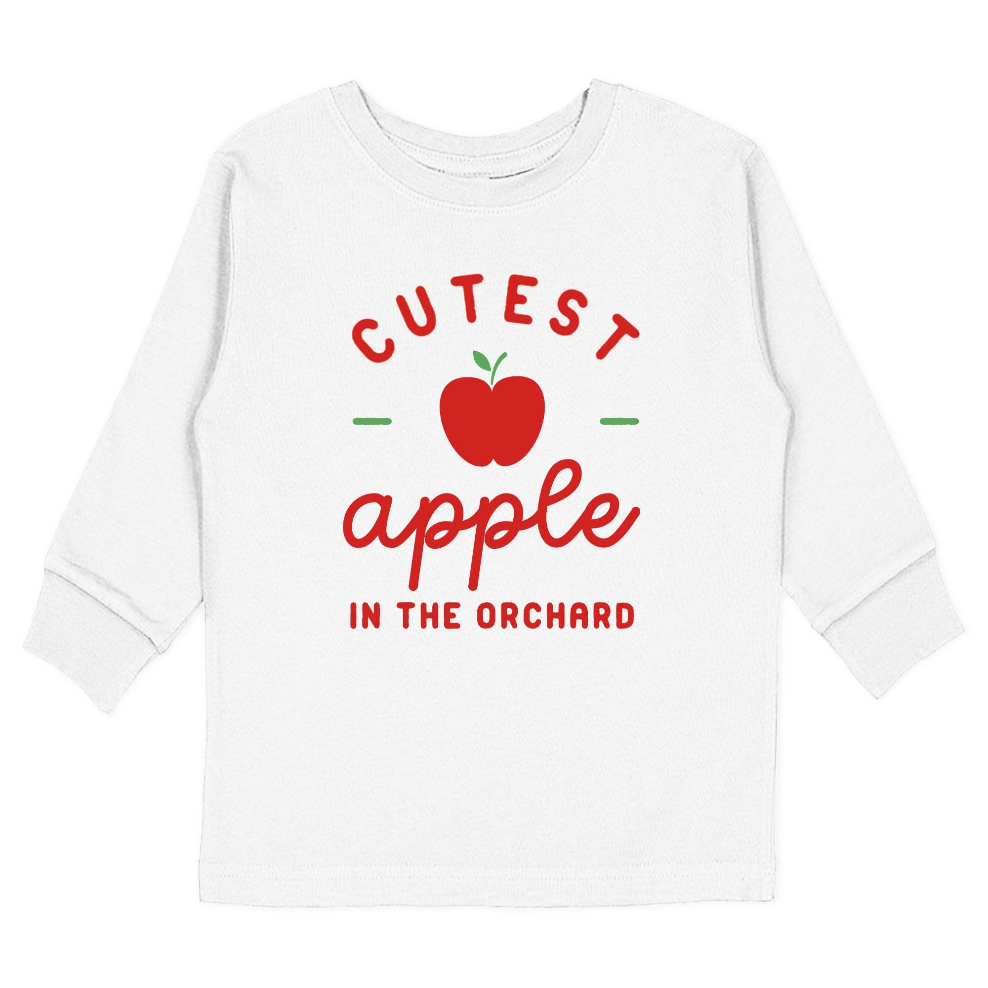 Cutest Apple in the Orchard Tshirt: Red Apple Fall Graphic Tee - FL6624 ...