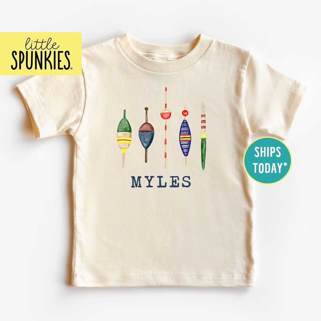 Watercolor Fishing Lures With Name Shirt, Personalized Fish Shirt for ...