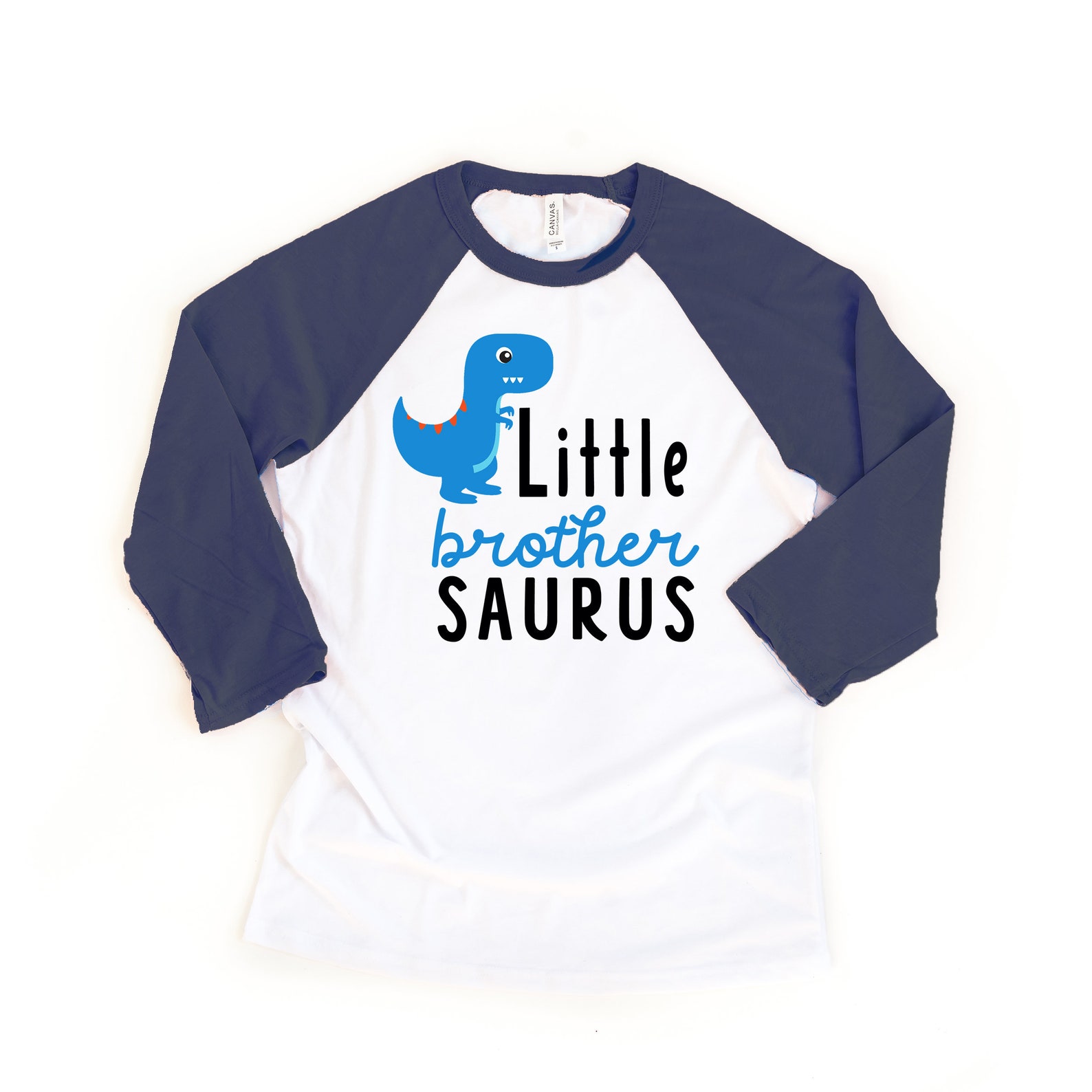 Little Brother Saurus Raglan Shirt Toddler Sibling Shirts - Etsy