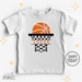 Custom Name Basketball and Hoop T-shirt: School Spirit Cotton Tee ...