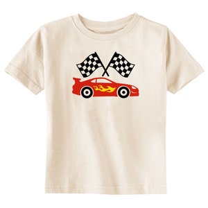 Retro Racing Outfit for Baby, Red Race Car Natural Onesies® Brand ...