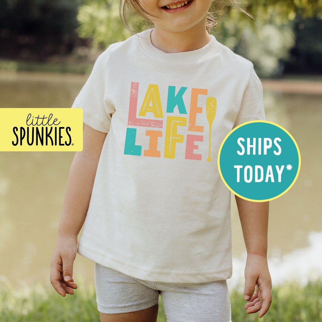 Retro Summer Lake Shirt, Lake Life With Oar Natural T-shirt, Lake Days ...