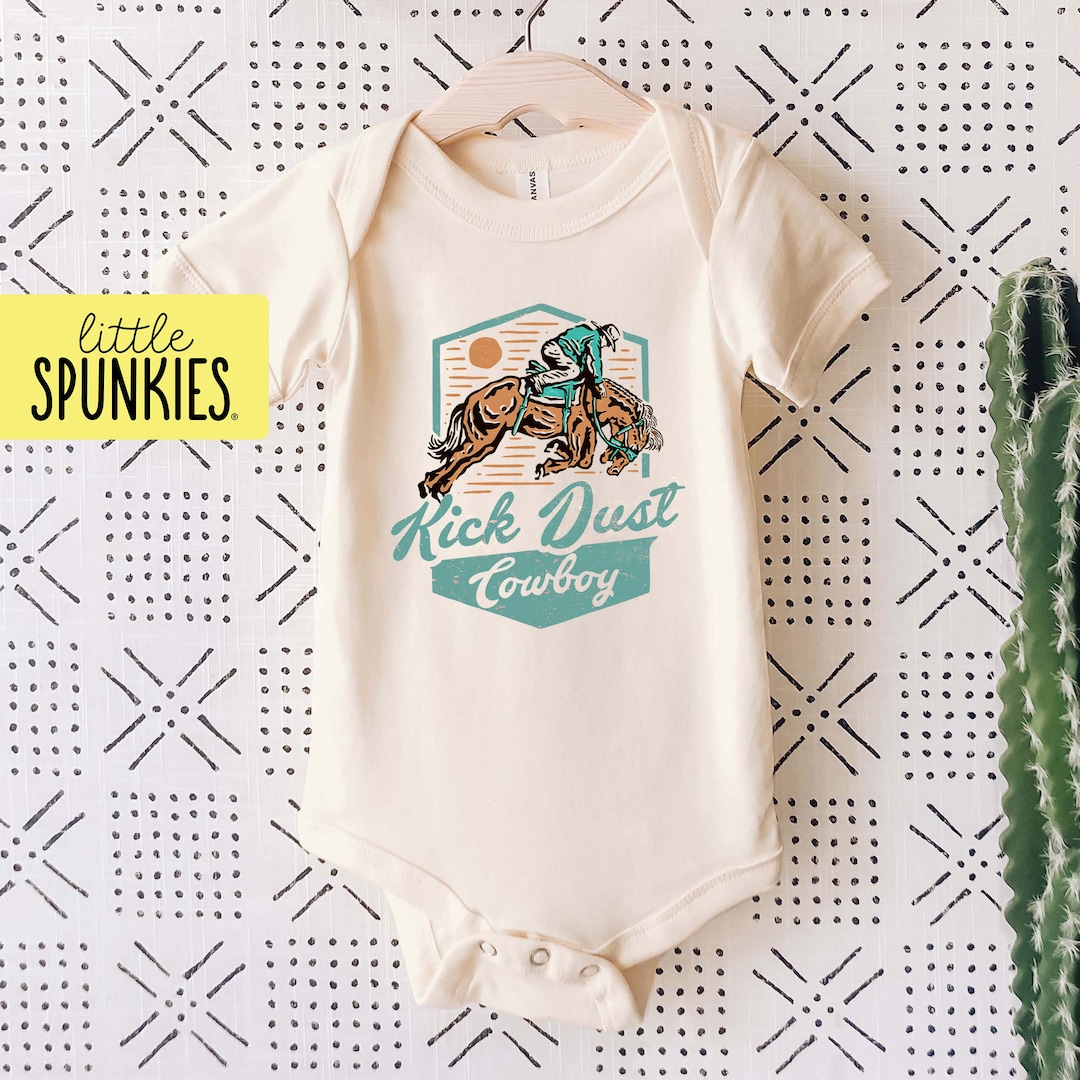 Boho Cowboy Outfits, Kick Dust Cowboy Natural Onesies® Brand, Western ...