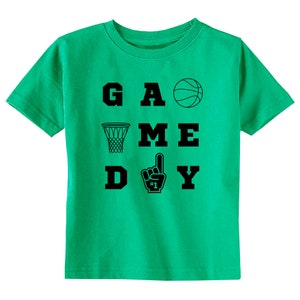 Game Day Basketball Shirt, Basketball Shirts for Kids, Toddler Graphic ...