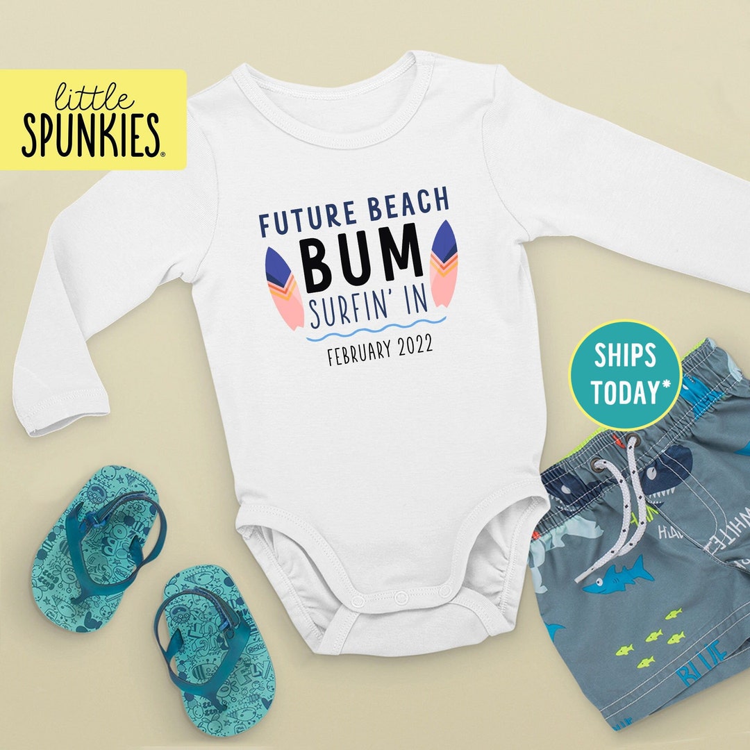 Future Beach Bum Custom Onesie® Personalized Baby Summer - Etsy