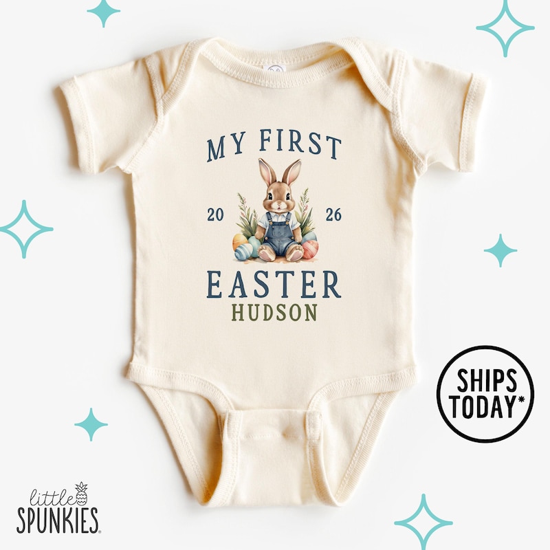 Personalized Onesie Easter - Etsy