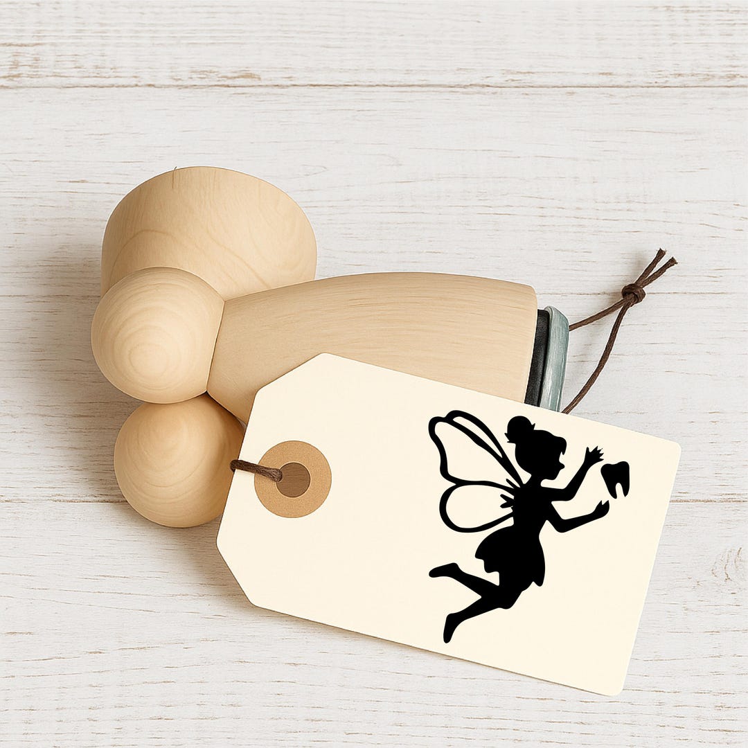 Stempidoo Motivstempel Zahnfee | Maxi Ministempel (ca.Ø 20 mm ...