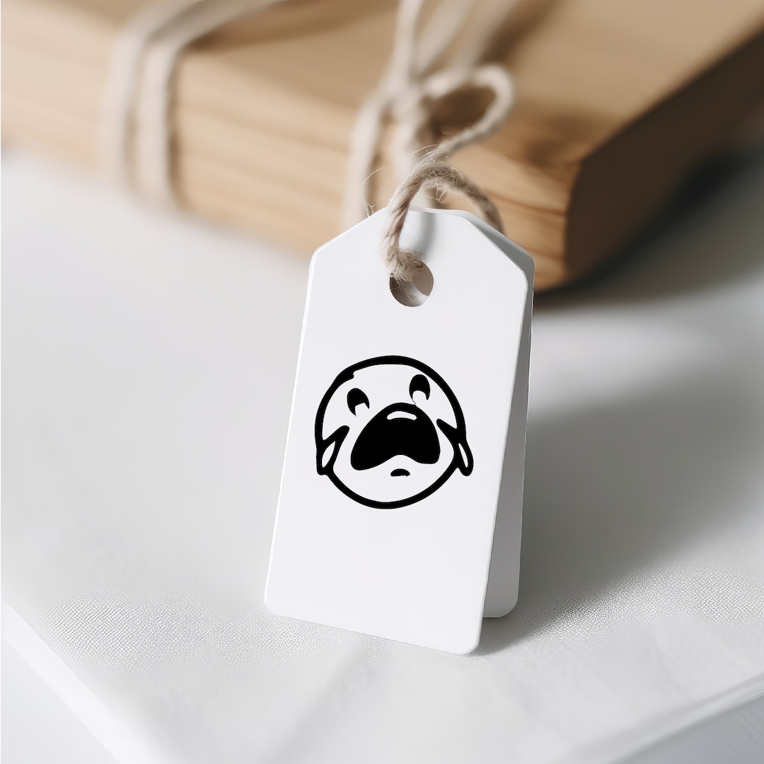 Mini Stamp Motif Stamp Smiley Emojis Crying Smiley Stamp Gift DIY Stamp ...