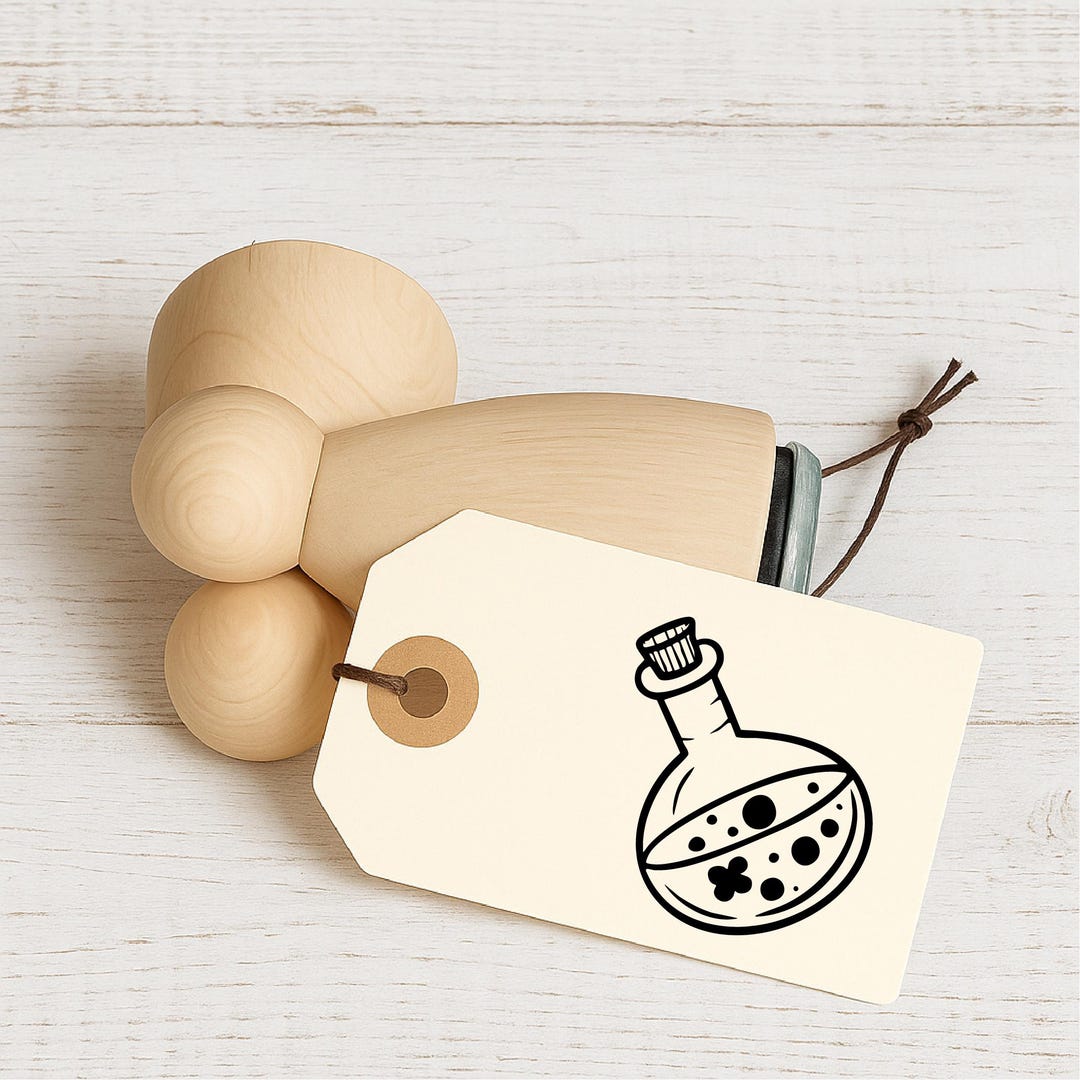Stempidoo Test Tube Motif Stamp - Halloween | Maxi Mini Stamp (approx ...