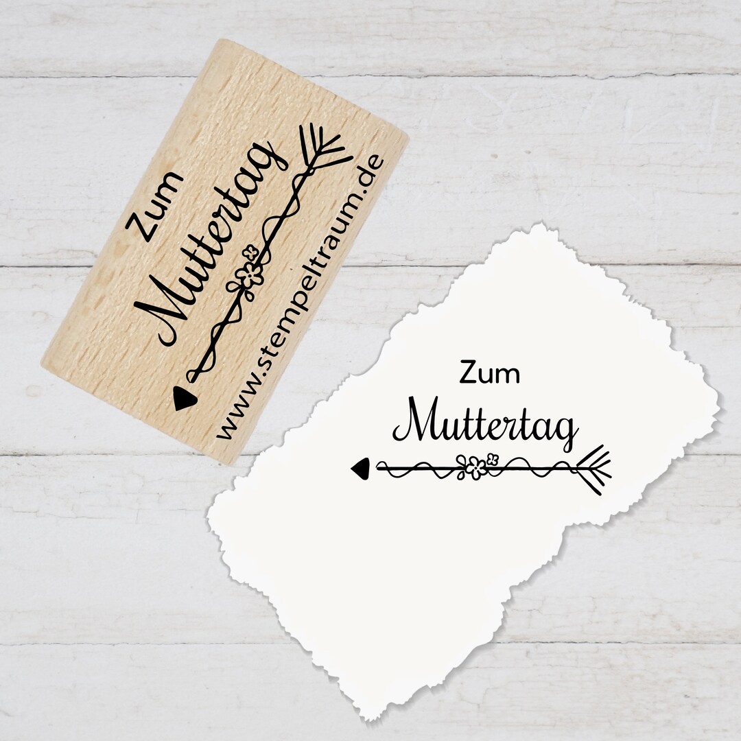 Stamp, Motif Stamp, Mother's Day, Gift - DIY Stamp for Making Cards ...