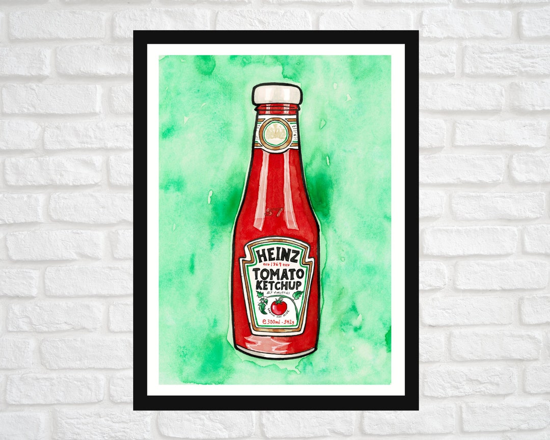 Art Print - Heinz Tomato Ketchup - Etsy