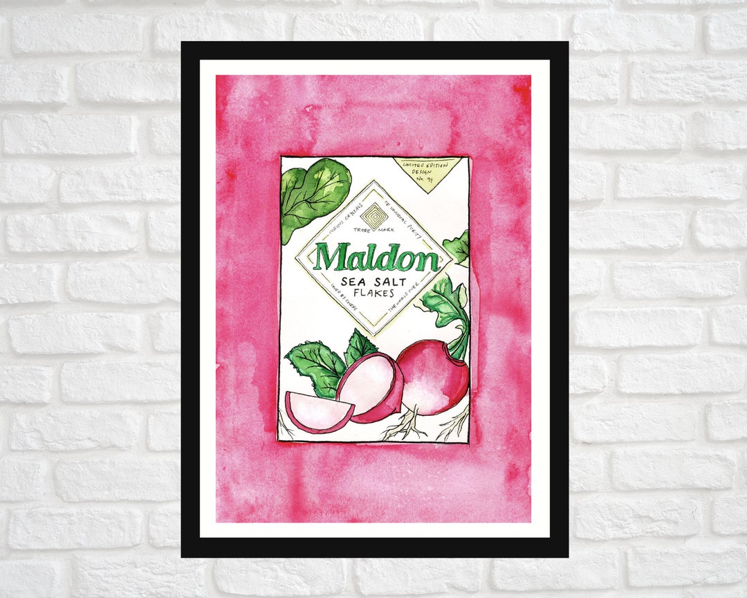 Art Print - Maldon Sea Salt - Etsy