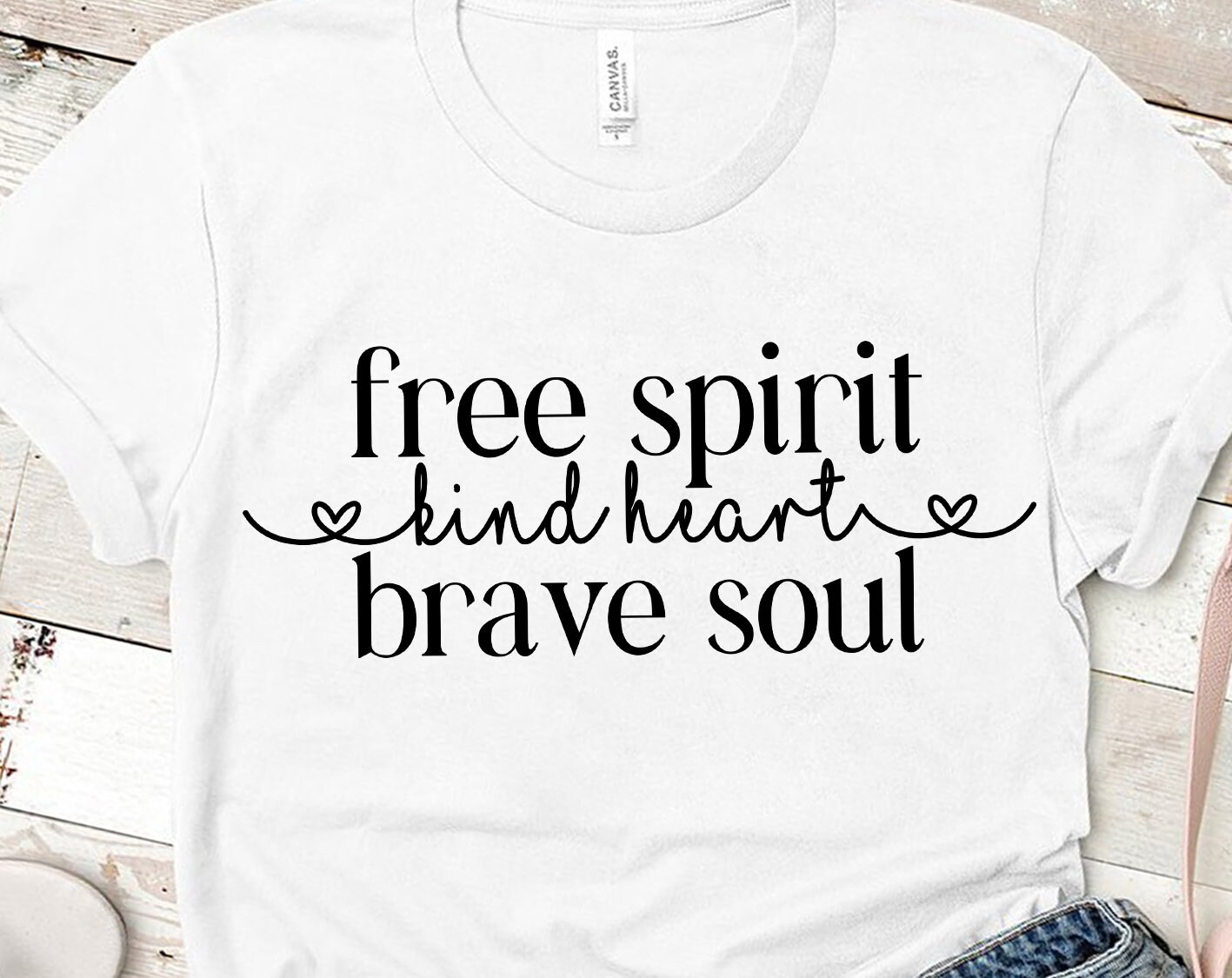 Free Spirit Kind Heart Brave Soul SVG Design Kind Heart Svg | Etsy