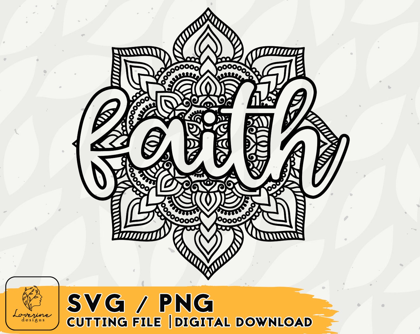 Faith Mandala SVG – Cricut, Silhouette Cut File (digital Download) - Etsy
