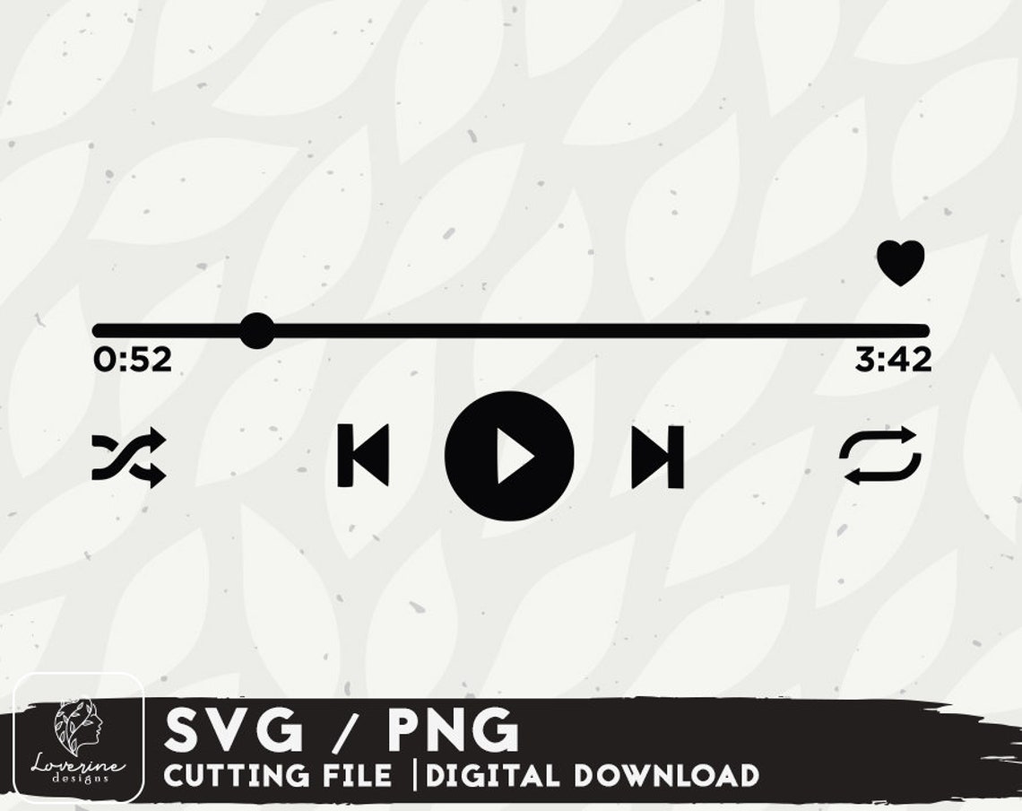 Spotify Music Player SVG Spotify SVG Files for Cricut - Etsy UK