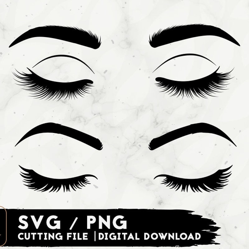 Eyelashes Svg - Etsy