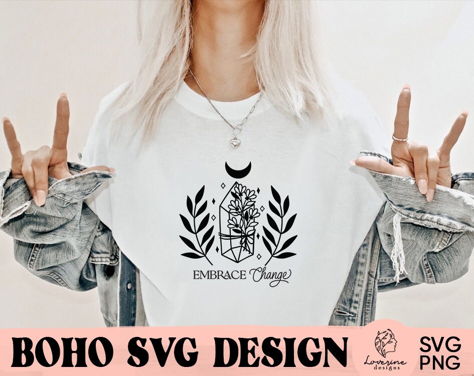 Boho SVG Bundle Boho Svg Cricut Hippie SVG Magic Celestial - Etsy