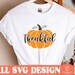 Thankful SVG Design Hello Fall SVG Thankful Pumpkin Svg - Etsy