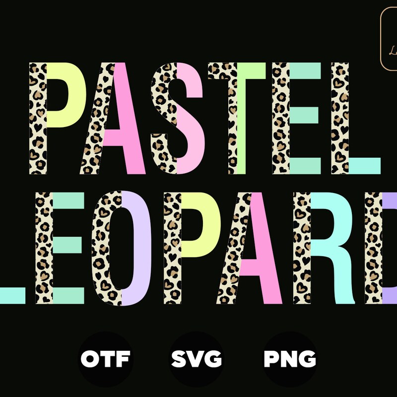 Pastel Leopard Print - Etsy