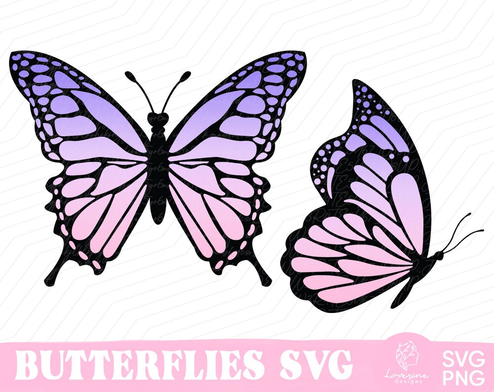 Butterfly SVG, Butterfly Svg Bundle, Layered Butterfly Svg Cut Files ...