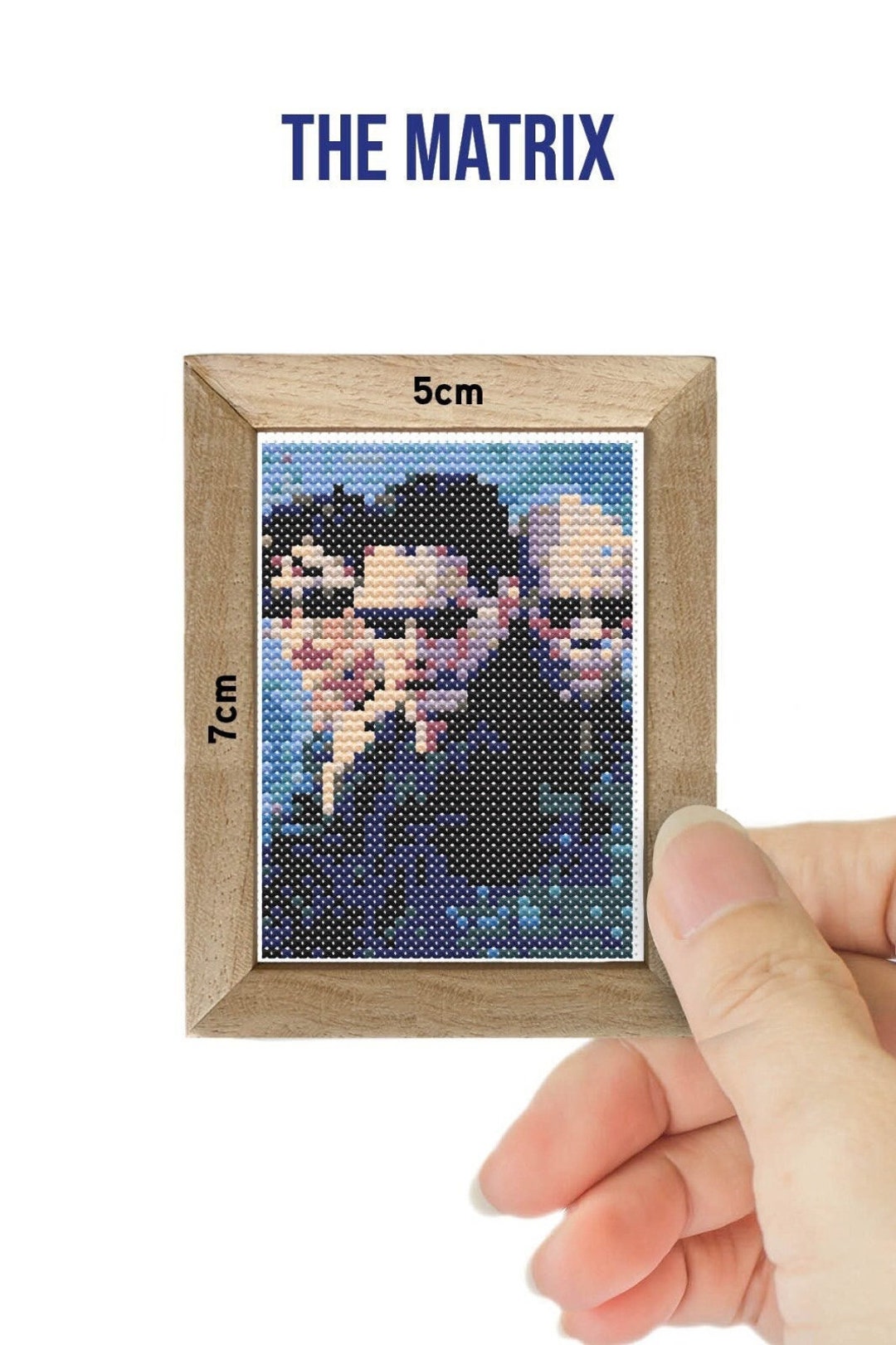 The Matrix Movie Poster Mini Cross Stitch Pattern - Etsy