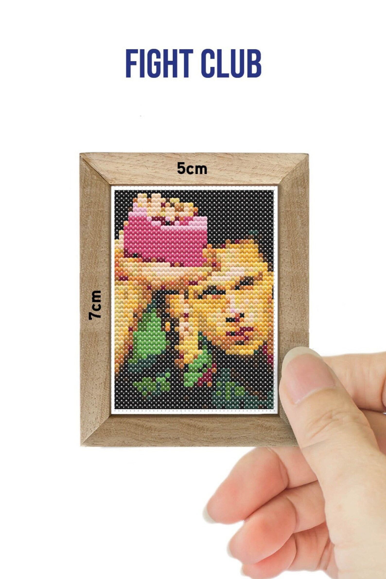 The Fight Club Movie Poster Cross Stitch Pattern - Etsy