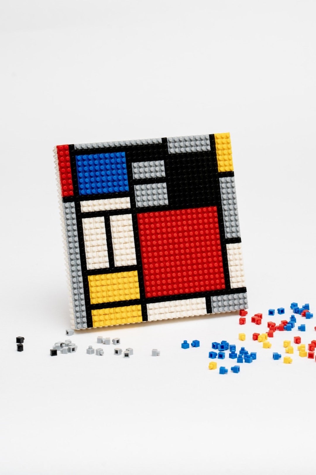 Mondrian Brick Art, 32x32 Pieces Art Kit - Etsy