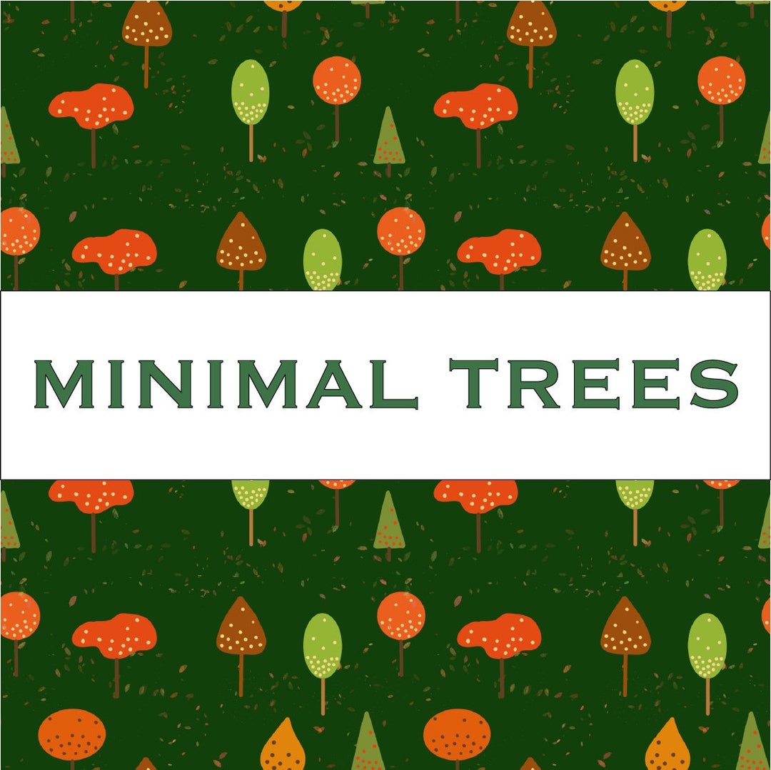 Printable Minimal Tree Pattern, Downloadable PDF Tree Pattern - Etsy