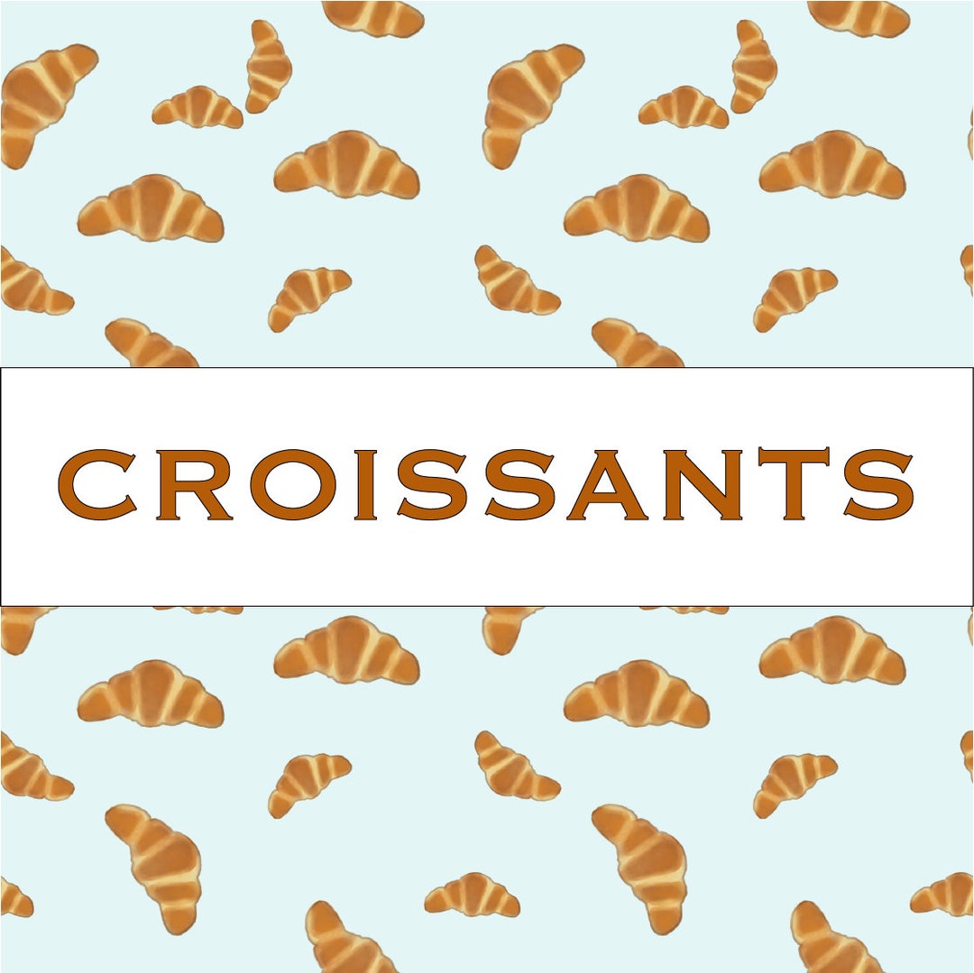 Downloadable Croissant Pattern, Printable PDF Pattern - Etsy