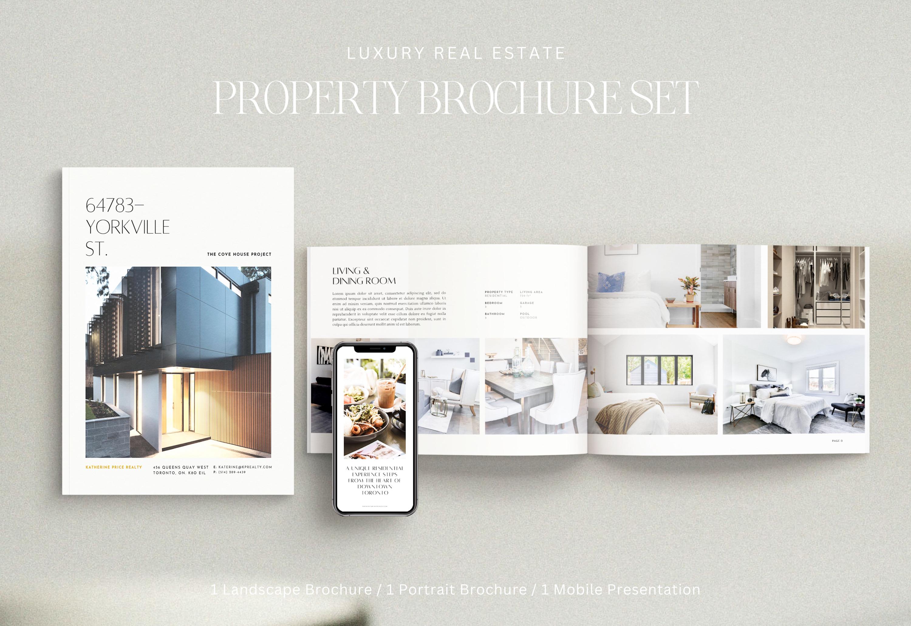 LUXURY PROPERTY BROCHURE, Real Estate Marketing, Mobile Presentation ...