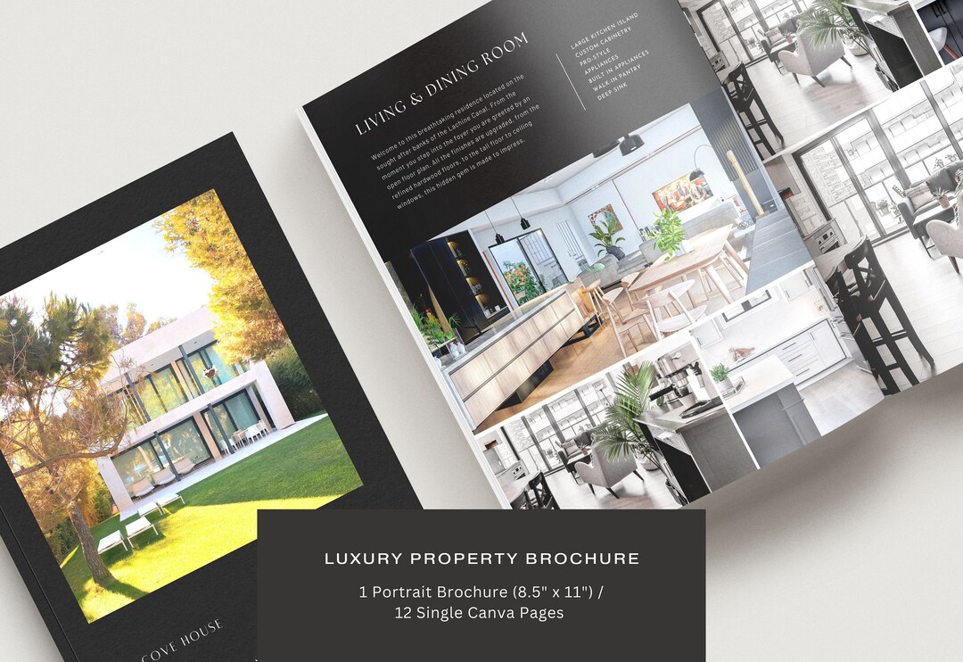 Luxury Property Brochure, Real Estate Marketing, Mobile Presentation ...