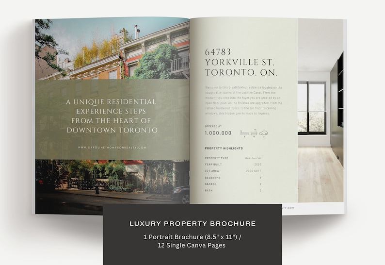 Luxury Property Brochure, Real Estate Marketing, Mobile Presentation ...