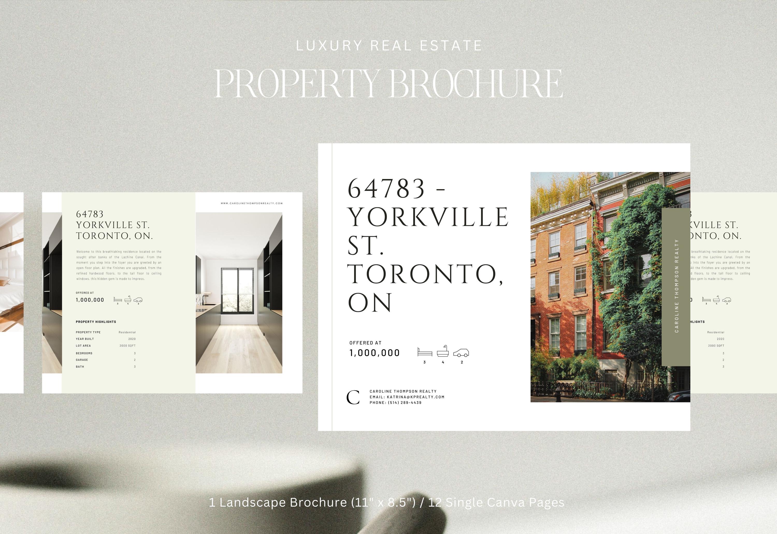 Luxury Property Brochure, Real Estate Marketing, Mobile Presentation ...
