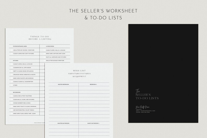 The Seller's Guide, Real Estate Marketing, Realtor Marketing Tool, Real ...